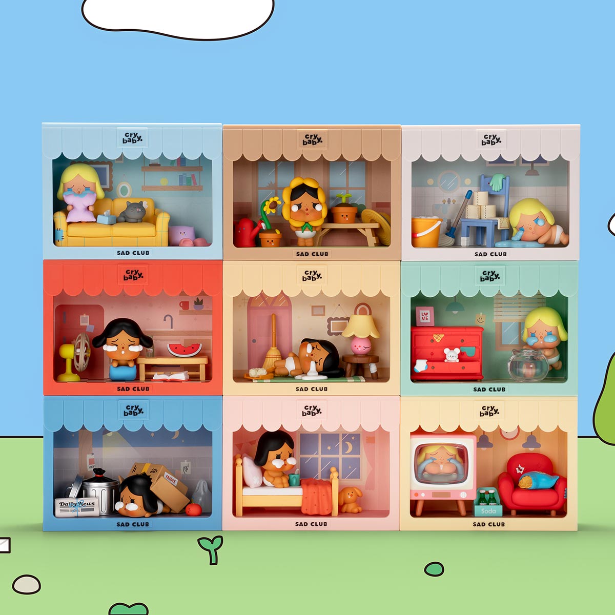 CRYBABY Sad Club Series Scene Sets – Top Canvas